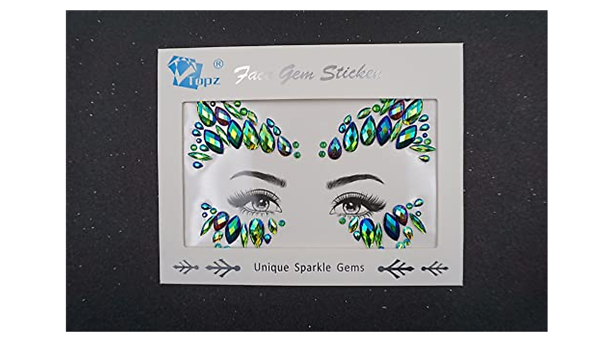 Glamorous Face Jewels for Halloween & Festivals