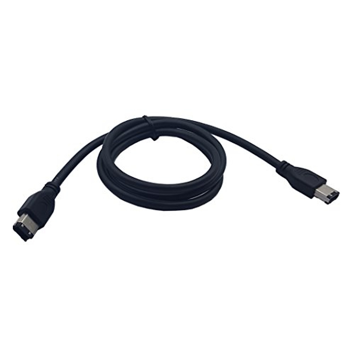 zdyCGTime 5FT 6 Pin to 6 Pin Firewire DV iLink Male to Male IEEE 1394 Cable(Black)