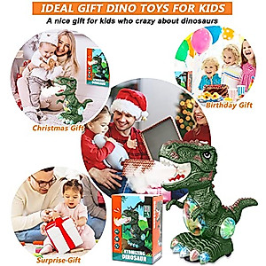 Dinosaur Toys for 1-2 Year Old Boy,Roar Music and Lights Toddler Toys for Boys Girls Age 1 2 3,Moving Dino Baby Toys with Mist Spray,Electric Dinosaur Toys for Kids 3-5 Easter Christmas Birthday Gifts