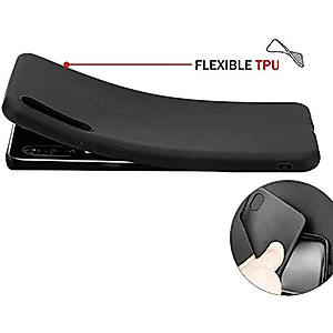 Tznzxm Case for TCL 40XL, TCL 40 XL Phone Case, TCL 40XL Case, Flexible Soft TPU Scratch Resistant Non-Slip Shock Absorption Rubber Slim Back Case for TCL 40XL