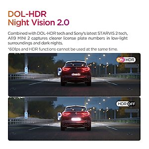 【Bundle: VIOFO A119 Mini 2 + 256GB Card + CPL + HK4 Hardwire Cable + Bluetooth Remote】 VIOFO Mini Dash Cam Front A119 Mini 2, STARVIS 2 Sensor, 2K 60fps/HDR 30fps Voice Control with 5GHz Wi-Fi GPS