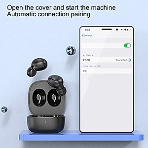 True Wireless Bluetooth5.0 Earbuds,XY30 in-Ear Noise Reduction Earphones Premium Fidelity Stereo Sound Headset E-Sports Game Earbuds for Running