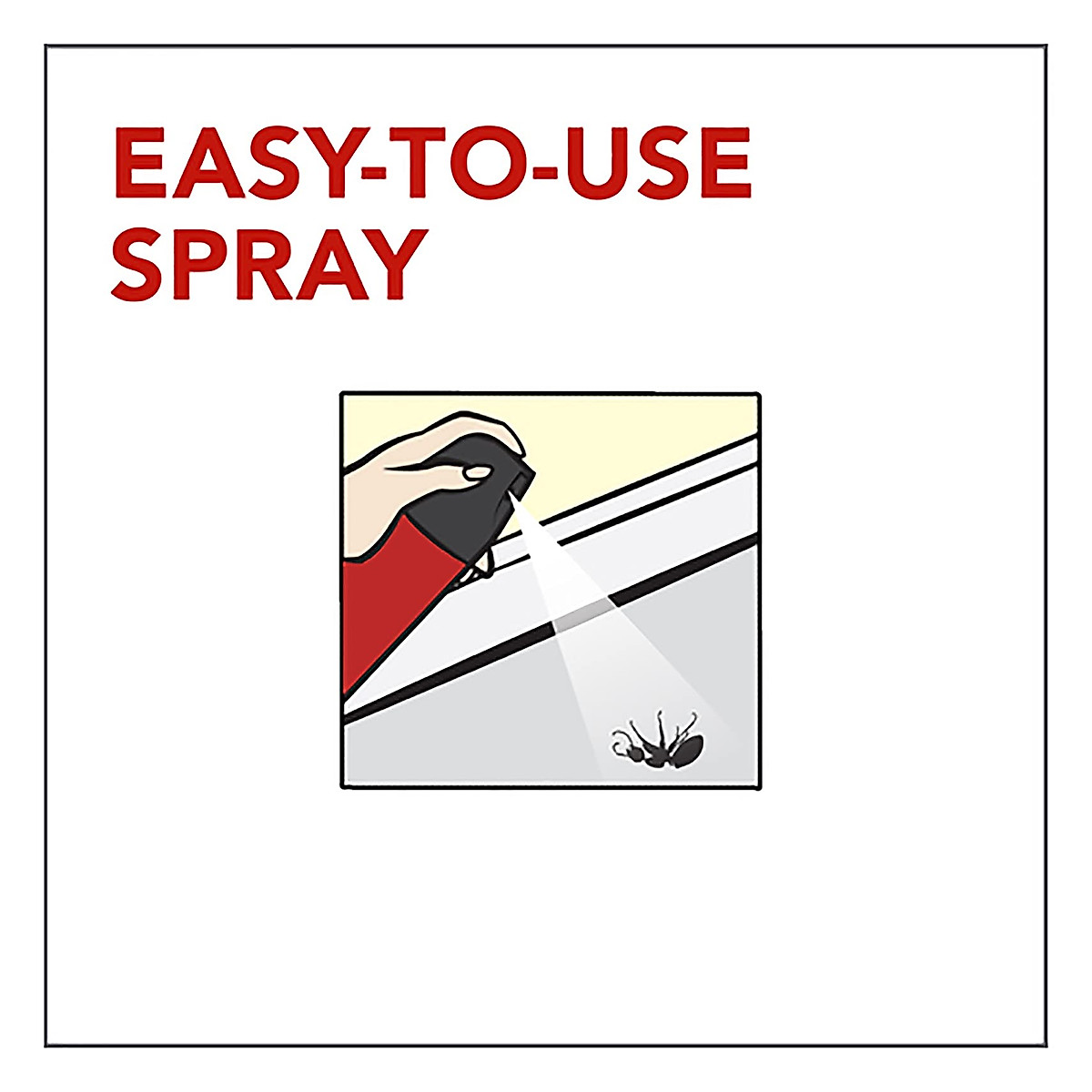 Raid Ant & Roach Spray Defense System, Lemon Scent, Attacks Bugs & Kills on Contact for up to 4 Weeks, No Lingering Chemical Odor, 17.5-Ounce (Pack of 5)