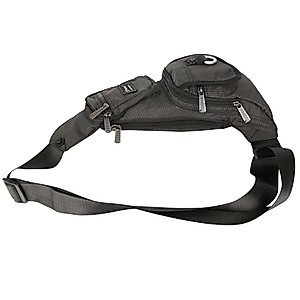 Sling Bag, Vanlison Small Sling Backpack, Small Chest Bag - Small Crossbody Bag For Men Women, Lightweight Shoulder Bag Black