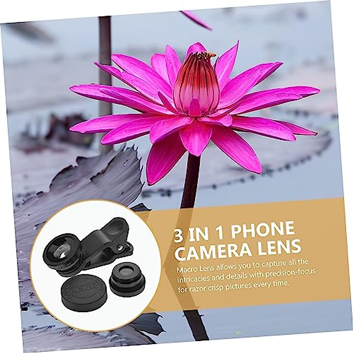 Hemobllo 3pcs Super Smartphone Most Fish Lens， Upgraded of Eye Compatible with s//in Kits Mm Lenes- & - Light Cell Lenses Wide Accessories Compatible with iPhone Angle Lense Lensblack