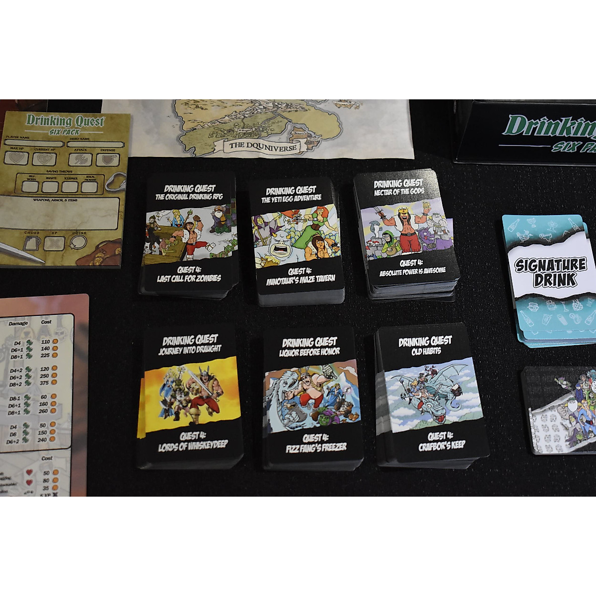 Drinking Quest: Six Pack Kickstarter Deluxe