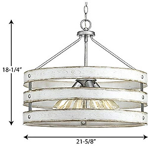 Gulliver Collection 4-Light Coastal Pendant Light Galvanized