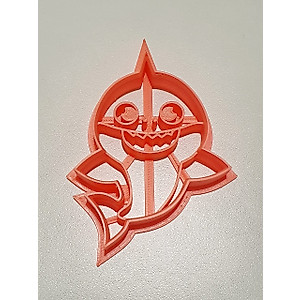 T3D Cookie Cutters Baby cutter shark Cookie Cutter, Suitable for Cakes Biscuit and Fondant Cookie Mold for Homemade Treats, 3.01inch x 4.25inch x 0.55inch