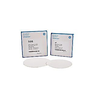 Whatman 10311862 Quantitative Filter Paper Circles, 4-7 Micron, Grade 597, 12.7mm Diameter (Pack of 1000)