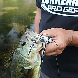 Lunkerhunt Dragonfly Fishing Lures | Most Realistic Weedless Bass Fishing Lure | Great Top Water Bass Fishing Lure with Double Skirted Wings | Perfect for Bass, Trouth and Pike, Weedless Bait