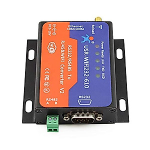 Serial RS232 RS485 to WiFi 802.11 b/g/n and Ethernet Converter(Upgrading Version of USR-WIFI232-610)