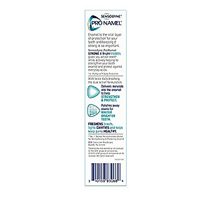 Sensodyne Pronamel Strong and Bright Enamel Toothpaste for Sensitive Teeth, to Reharden and Strengthen Enamel, Mint - 3 Ounces