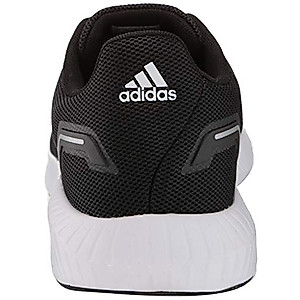 adidas mens Runfalcon 2.0 Running Shoe, Black/White/Grey, 8 US