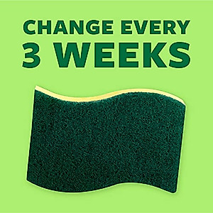 Scotch-Brite Heavy Duty Scrub Sponges, for Washing Dishes and Kitchen Use, 36 Scrub Sponges