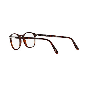 Persol PO3007V Square Prescription Eyewear Frames, Havana/Demo Lens, 52 mm