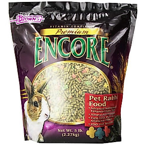 F.M. Brown'S Encore Rabbit Food, 5-Pound
