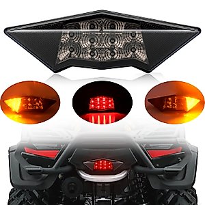 SAUTVS LED Tail Light for Can-Am Outlander 400 500 650 800 08-23, Smoked Black LED Taillight Rear Brake Stop Lamp for Can Am Outlander 400 500 650 800 2008-2023 Accessories (1PCS, Replace #710001203)