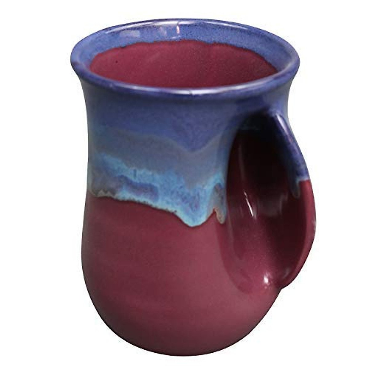 Clay in Motion Handwarmer Mug - Purple Passion - Right Handed,14 oz.