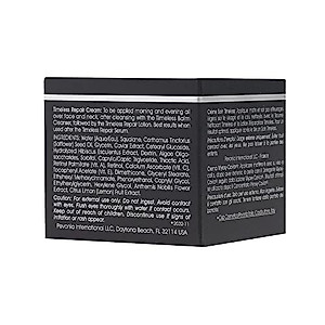 Pevonia Timeless Repair Cream - De-Aging Skin Cream for Face and Neck - Moisturizing Repair Lotion for Dehydrated Skin - Plant-Based & Caviar Facial Cream for Wrinkle Reduction - 1.7 Oz Container