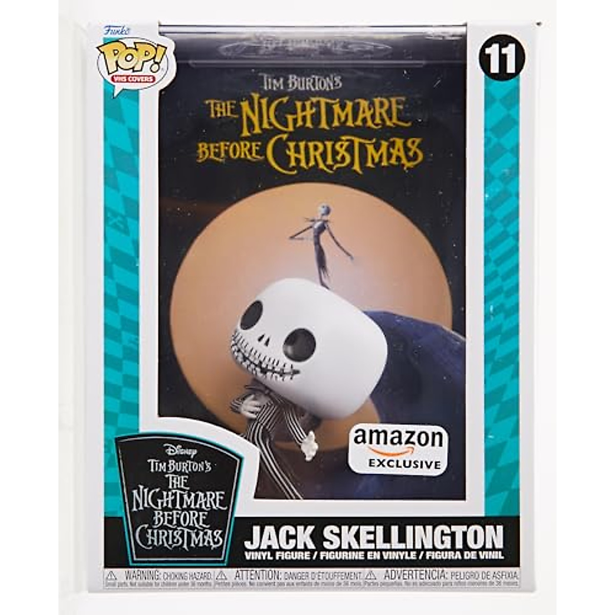 Funko Pop! VHS Cover: Disney - The Nightmare Before Christmas (Amazon Exclusive), Multicolor, 63271