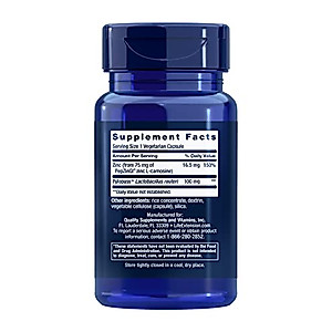 Life Extension Gastro-Ease - Digestive Health - Gastric Health Supplement with Zinc L-carnosine Plus Pylopass For Healthy Stomach Support - Non-GMO, Gluten-Free - 60 Vegetarian Capsules