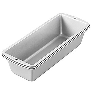 Wilton Recipe Right Non-Stick Long Loaf Pans - Long Baking Pans for Homemade Bread and Sandwiches, Bake More Bread to Share with This 2-Piece Set, Steel, 12 x 4.5-Inch