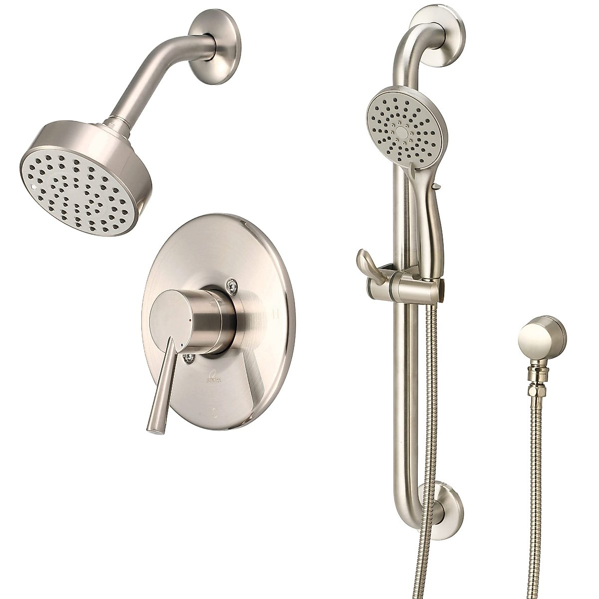 Olympia TD-2372-ADA-MB i2 Single Handle Shower Trim Set W/Handheld Matte Black