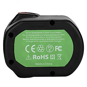 Hanaix 3.0Ah 12V Ni-MH Replacement Battery Compatible with Ridgid 130252002, 130254001, 200901013, 200901010, R82015 R820011 R82233 R82001 R8408 R829 AEG B1214G B1215R B1220R