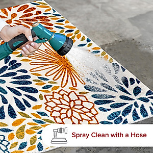 nuLOOM Monique Floral Indoor/Outdoor Area Rug, 5x8, Multi