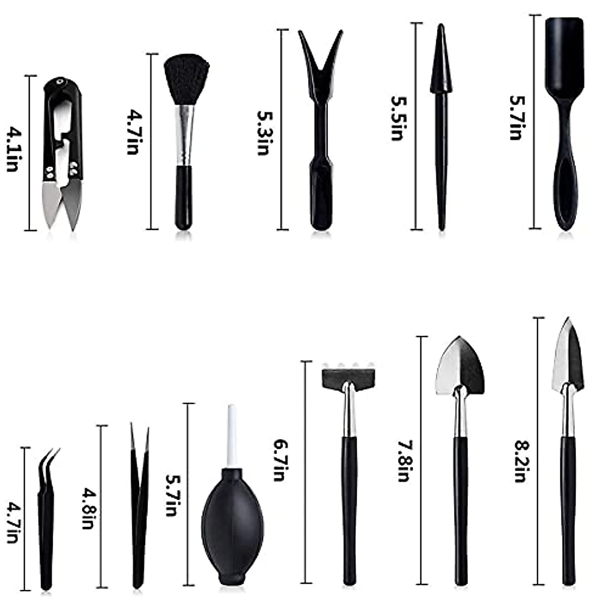 AFAKE Garden Tools Set for Men and Women,Miniature Succulent Tool Kit Seed Starter Care,Heavy Duty Gardening Tools Kit Gardening Gifts,Gardening Hand Tools Supplies for Gardener