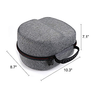 Oriolus Hard Case for Oculus Quest VR Gaming Headset and Controllers Accessories Waterproof Carrying case (Gray)