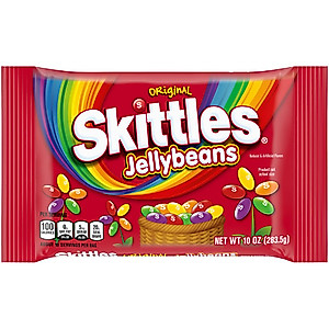 Skittles, Original Flavor Jellybeans Easter Seasonal Candy, 10 oz