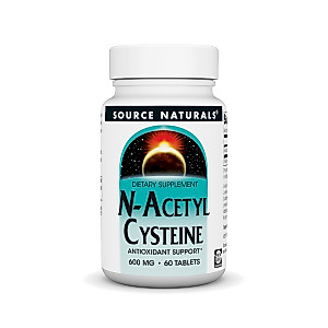 Source Naturals N-Acetyl Cysteine Antioxidant Support 600 mg Dietary Supplement That Supports Respiratory Health* - 60 Tablets