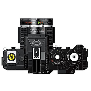 NC Uvini Building Blocks Camera, DIY STEM Toys, Building Construction Brick Set Best Gift for Adult, Teens, Collectible Model Digital Camera to Build 627pcs