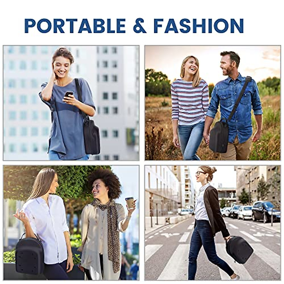 ToVii Hat Case, Hat Travel Case for Baseball Caps Hat Case for Travel Hat Bag Men Hat Box Travel Case Women Hat Carrier Case Travel Hat Holder Hat Storage - Cap Carrier 2-6