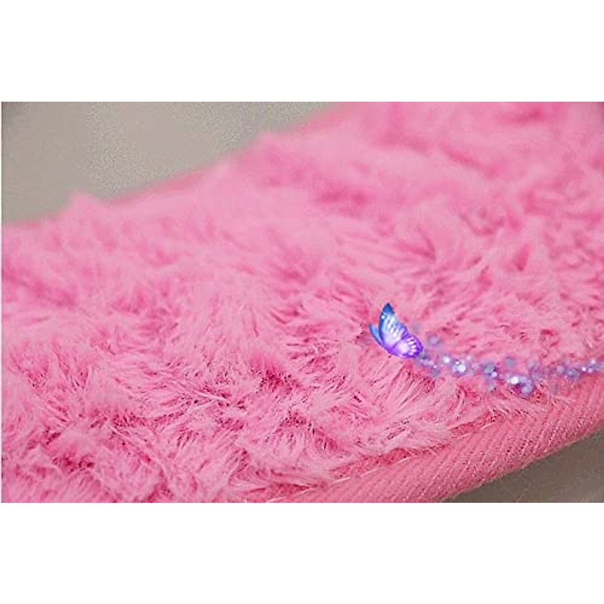 MODGHPT Hello Kitty 4-Piece Toilet Seat Set, Pink and Red, Pink