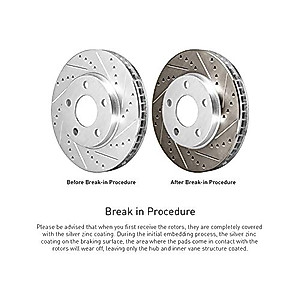 R1 Concepts Front Rear Brakes and Rotors Kit |Front Rear Brake Pads| Brake Rotors and Pads| Optimum OEp Brake Pads and Rotors| Hardware Kit|fits 2018-2021 Ford Expedition, F-150; Lincoln Navigator