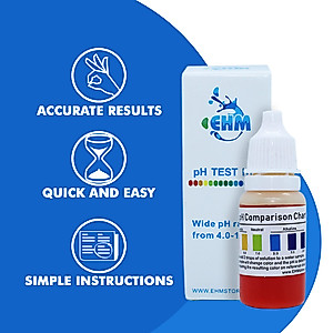 Alkaline Water (ph Test Kit) for Drinking Water Measures pH Level of Water More Accurately Than Test Strips pH Starter Kit Drops Easy to Use