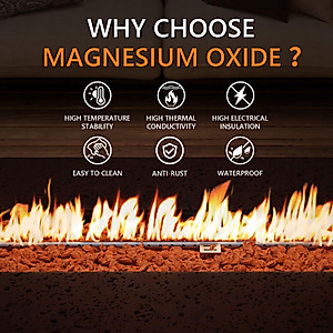 COSIEST 56-inch x 28-inch Rectangle Outdoor Propane Fire Pit Table Sandstone Compact Concrete-Like Finish, 50,000 BTU, Free Lava Rocks, Fits 20lb Tank Outside, Rain Cover