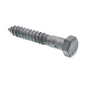 Prime-Line 9056883 Hex Lag Screws, 1/2 In. X 3 In., A307 Grade A Hot Dip Galvanized Steel (25 Pack)