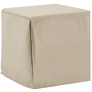 Crosley Furniture Patio Furniture Covers, Waterproof Outdoor Side Table Cover for Backyard, Deck, Tan