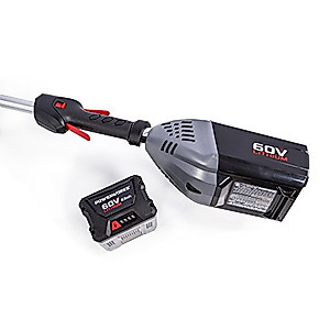 POWERWORKS 60V Cordless String Trimmer Included 2.5Ah Battery & Charger, 16" Brushless Motor Battery Powered Weed Eater for Lawn Trimming, Brush Cutting, Lawn Care
