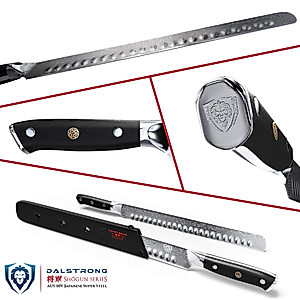Dalstrong The Shogun Series 12" Slicing & Carving Knife Bundled with The Premium Whetstone Kit