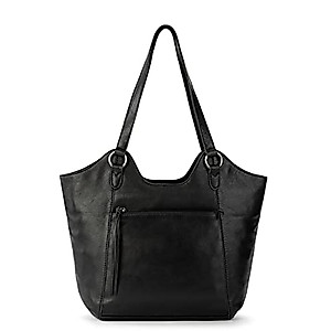 The Sak womens Sierra Leather Shopper, Black Ii, One Size US