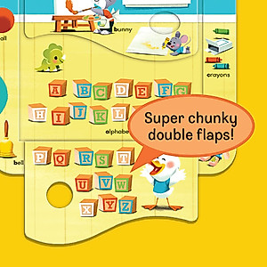 Peek-a-Flap Dig! - Construction Lift-a-Flap Board Book for Babies and Toddlers; Ages 2-7