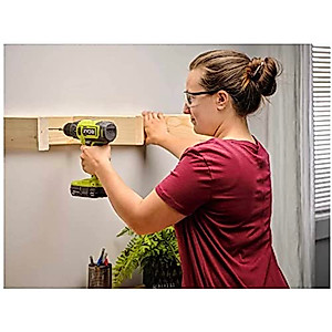 RYOBI ONE+ 18V Cordless 1/2 in. Drill/Driver (Tool Only) PCL206B (Renewed), Black Green