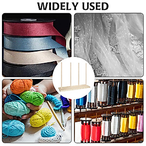 Ribbon Holder Organizer Rack, Easy to Install Ribbon Rack Ribbon Storage Organizer Ribbon Holder Bow Maker for Ribbon Wreaths, Suitable Ribbon Storage Bow Maker for Ribbon Sewing Craft