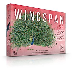 Stonemaier Games: Wingspan Asia | Standalone Game or Expansion to Wingspan (Base Game) | Great for Solo Play or 2 Player | Add to Wingspan for 6-7 Player Expansion | 1-5 Players, 70 Mins, Ages 14+
