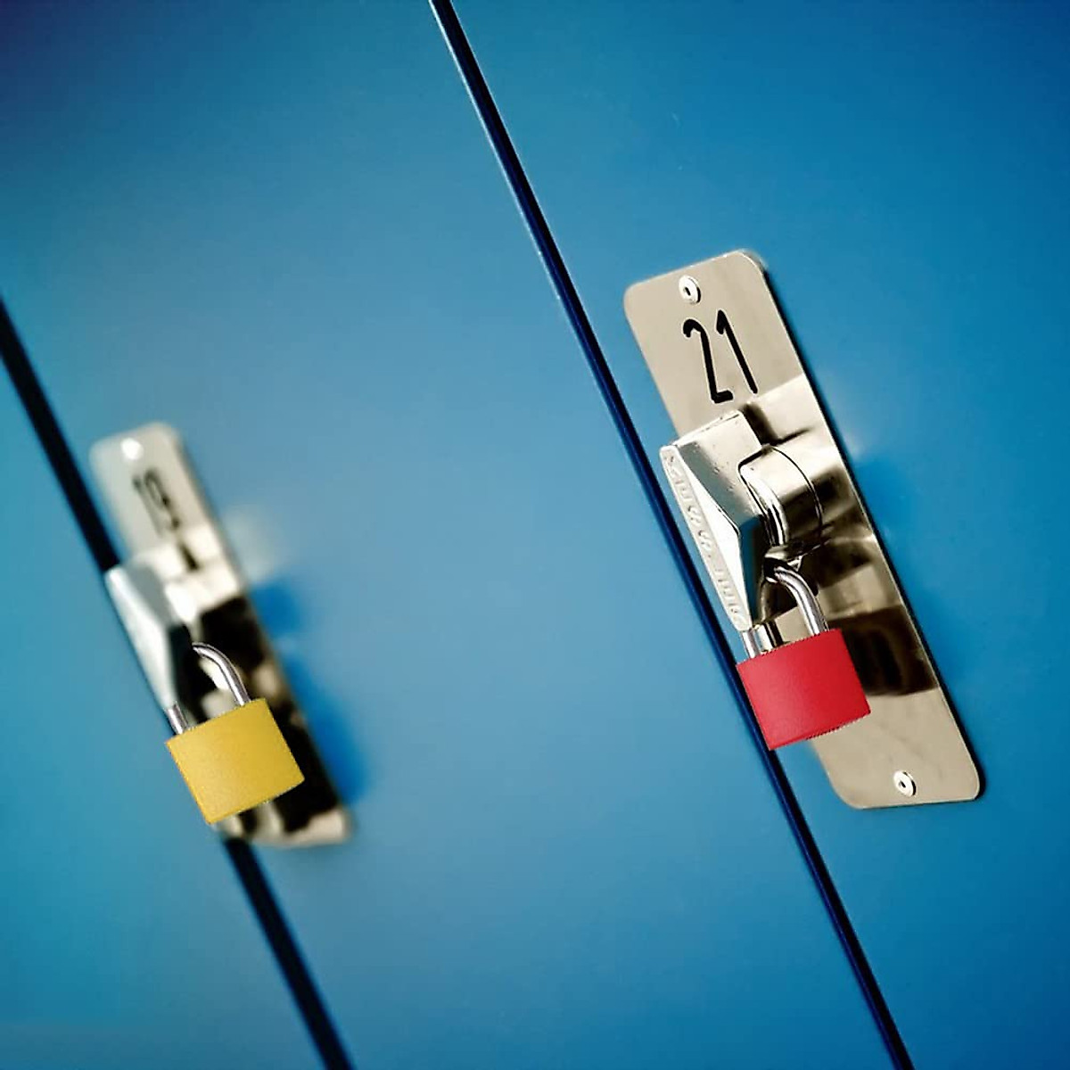 6 Pcs Luggage Locks with Keys, Locker Lock Small Luggage Padlocks, Suitcase Locks Metal Keyed Padlock for School Gym