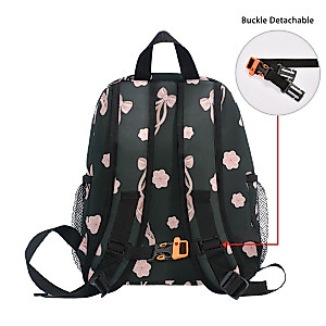 Glaphy Custom Kid's Name Backpack, Pink Ballerina Shoes Toddler Backpack for Daycare Travel, Personalized Name Preschool Bookbags for Boys Girls